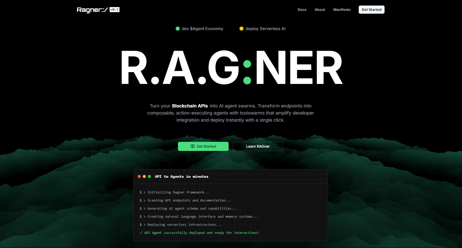 RAGNER | API to Agents in minutes
